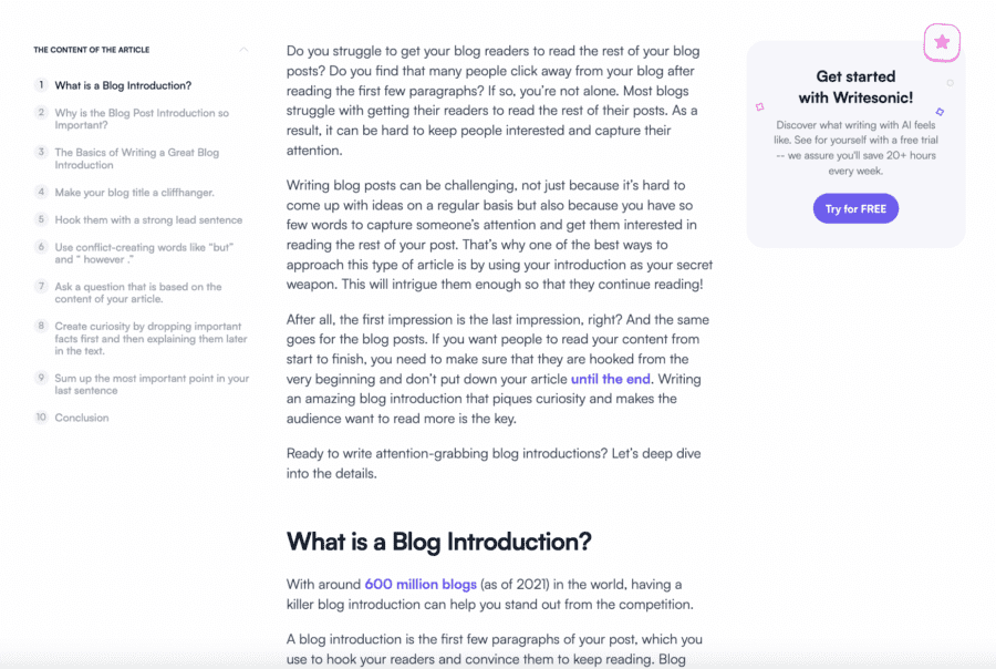 How to Write Blog Post Introduction (4 Principles + 6 Examples ...